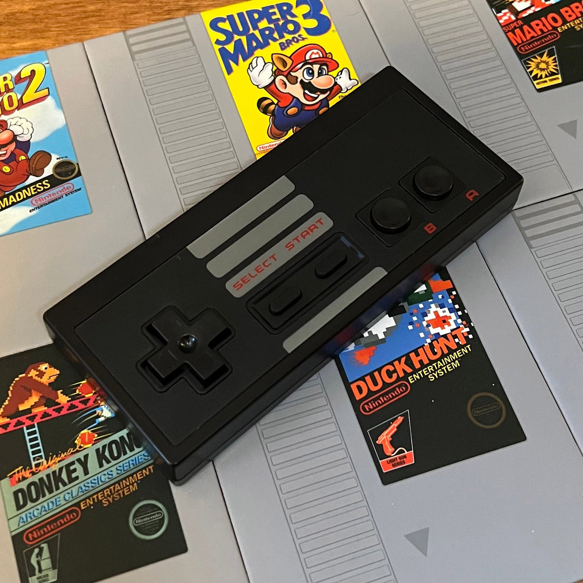 CUSTOM WIRELESS BLUETOOTH RECHARGEABLE NES CONTROLLER – 8bitAesthetics