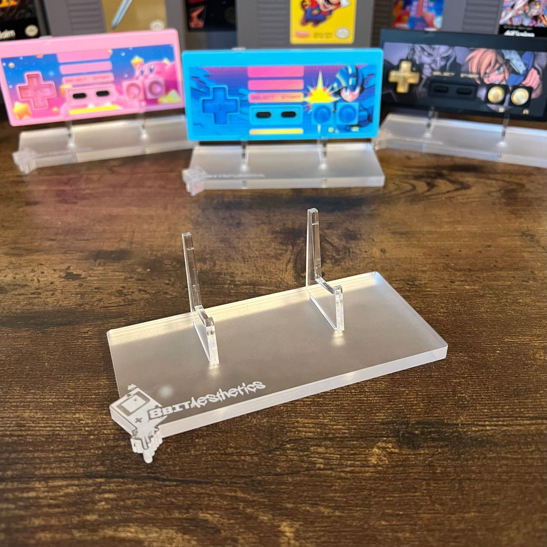 Frost Clear Acrylic Wireless NES Controller Display Stand – 8bitAesthetics