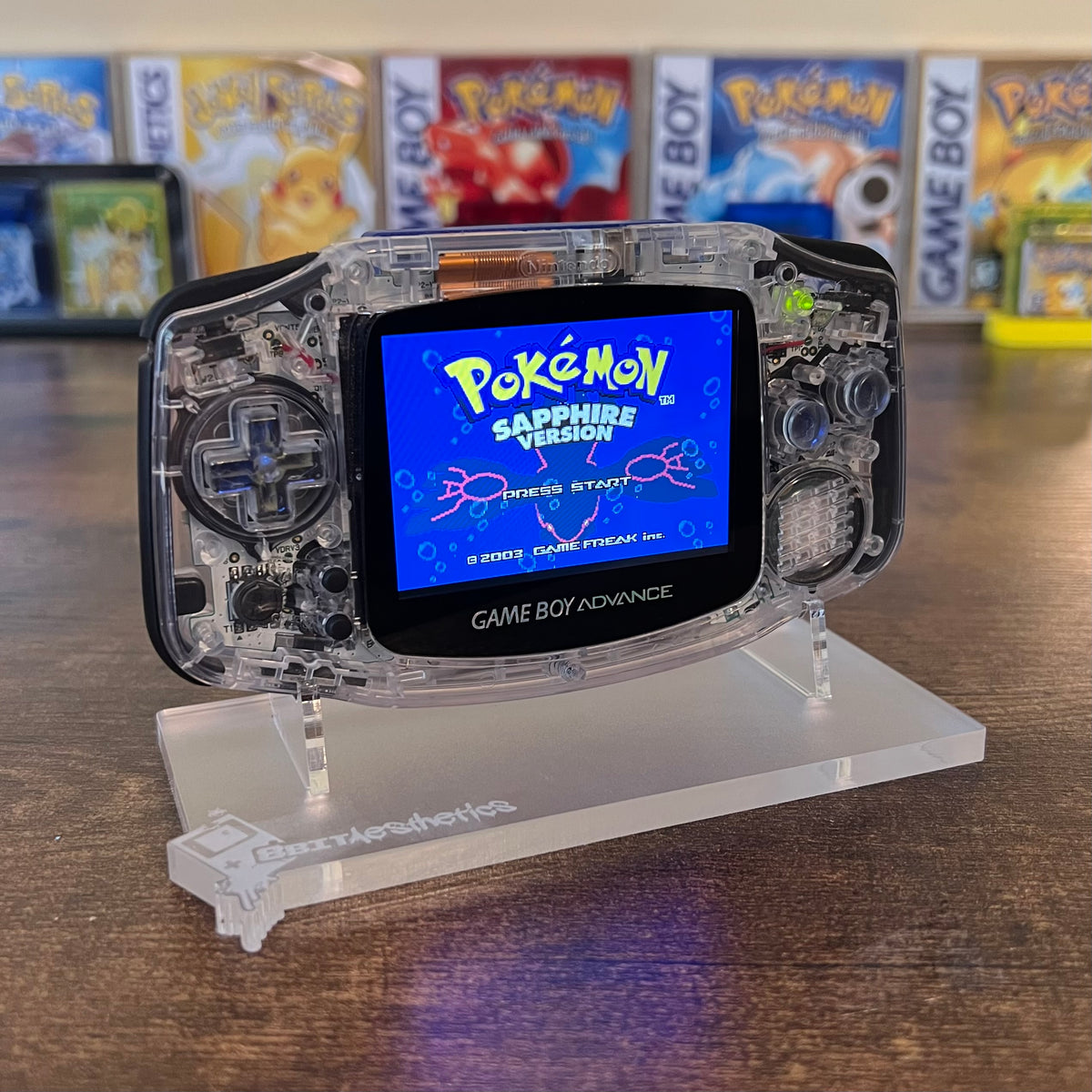 Frost Clear Acrylic Gameboy Advance Display Stand – 8bitAesthetics