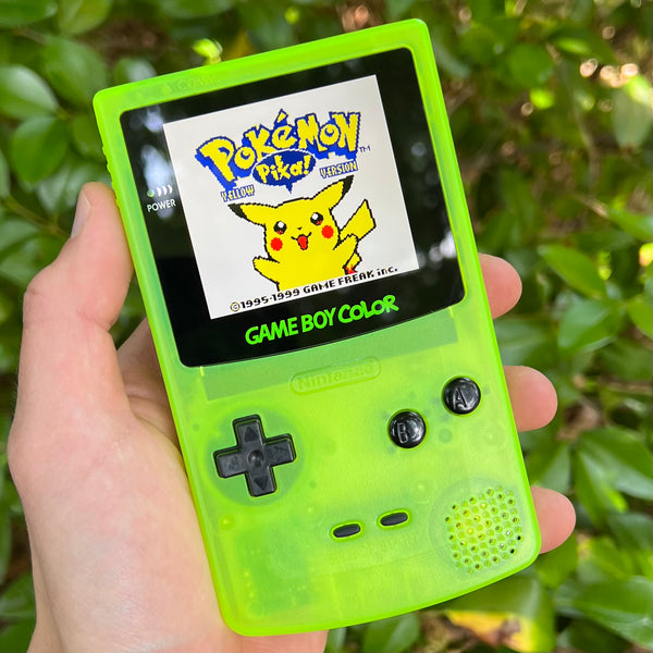 Extreme Green Glow in the Dark XL IPS Backlit Nintendo Gameboy Color ...