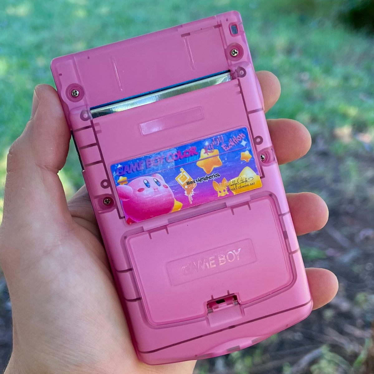 Artist Series XL - Drop #8 Backlit Gameboy Color! (Jackie's Gaming Art ...