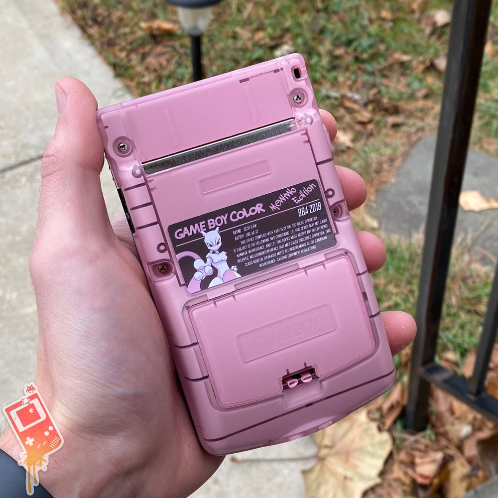 Silhouette Series - Mewtwo Edition Backlit Gameboy Color – 8bitAesthetics