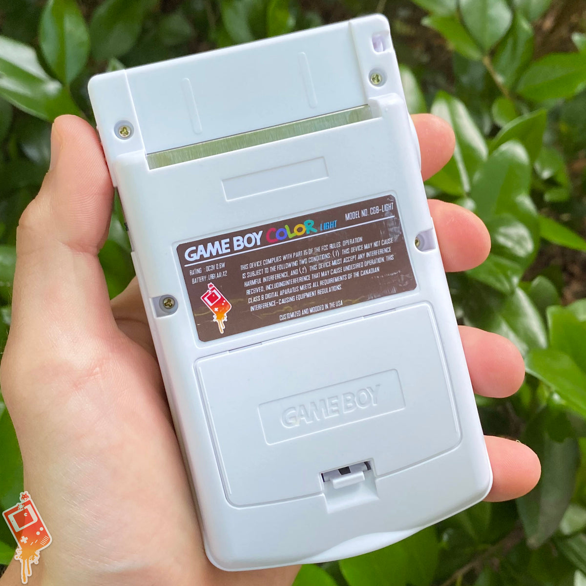 Solid White/Gold XL IPS Backlit Nintendo Gameboy Color – 8bitAesthetics