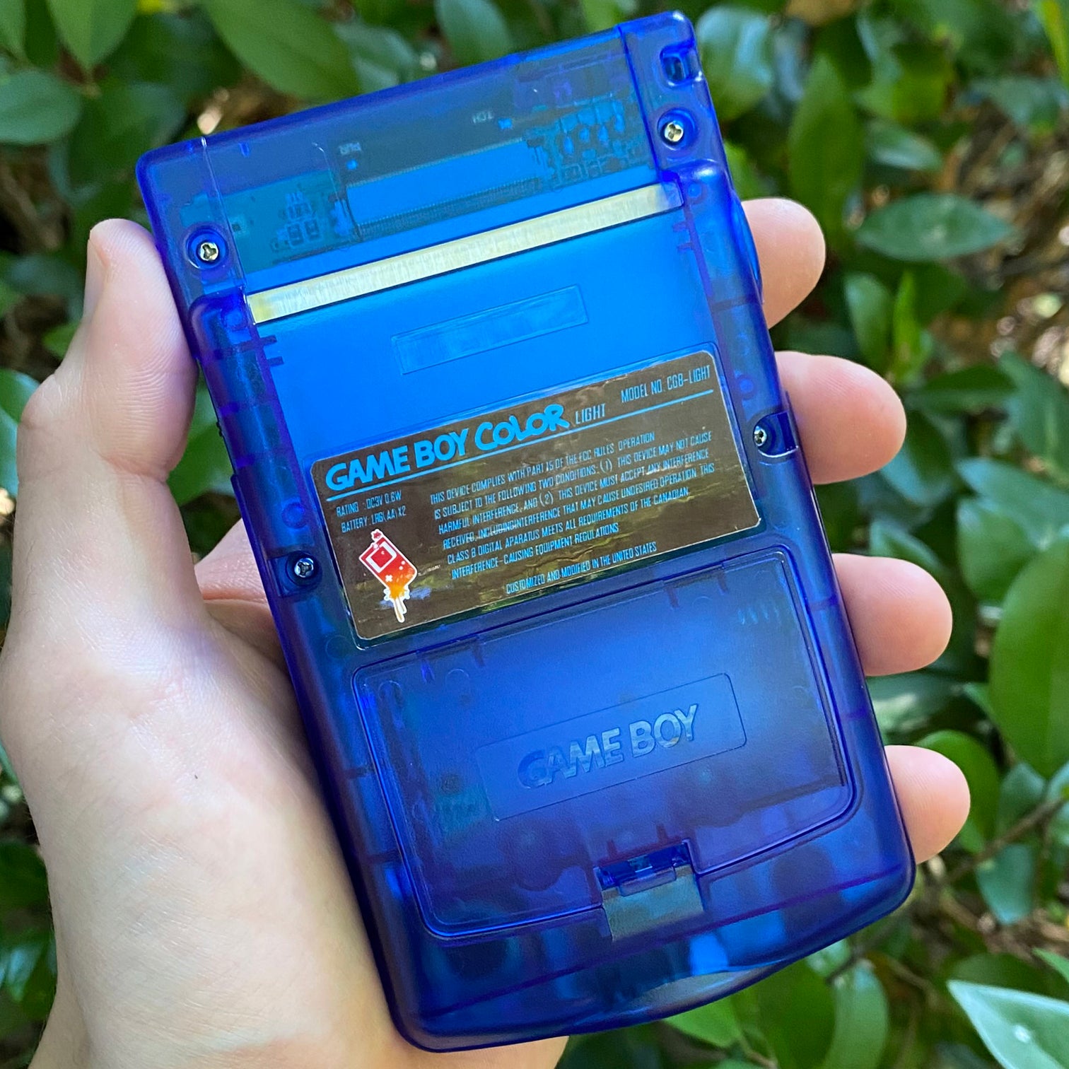 Clear Blue/Sky Blue/Opal XL IPS Backlit Nintendo Gameboy Color ...