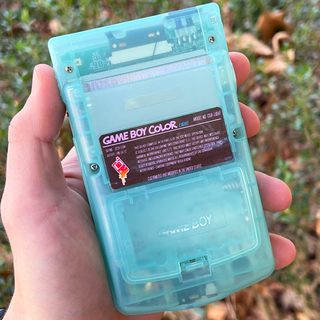 Mint/Pink/White XL IPS Backlit Nintendo Gameboy Color – 8bitAesthetics